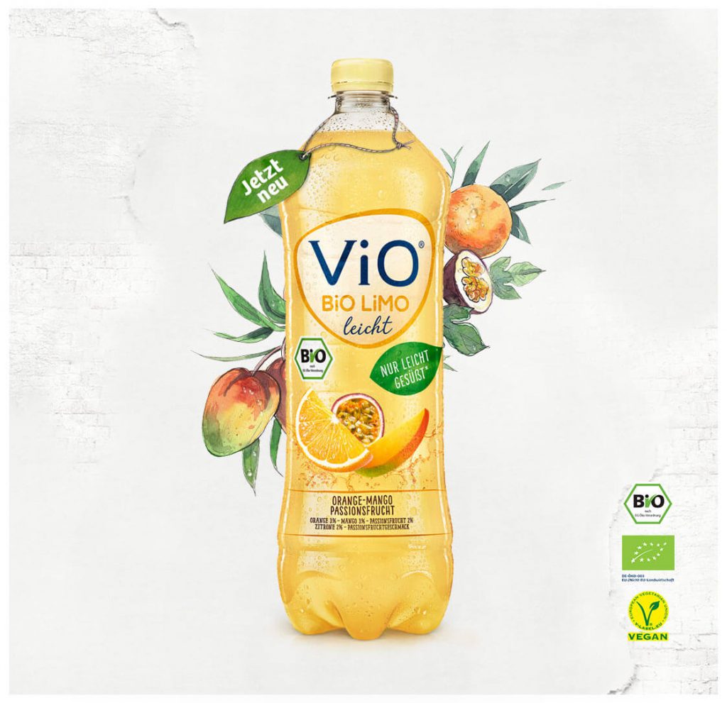Produkt der Woche: Vio Bio Limo leicht Orange-Mango von Coca-Cola und ...